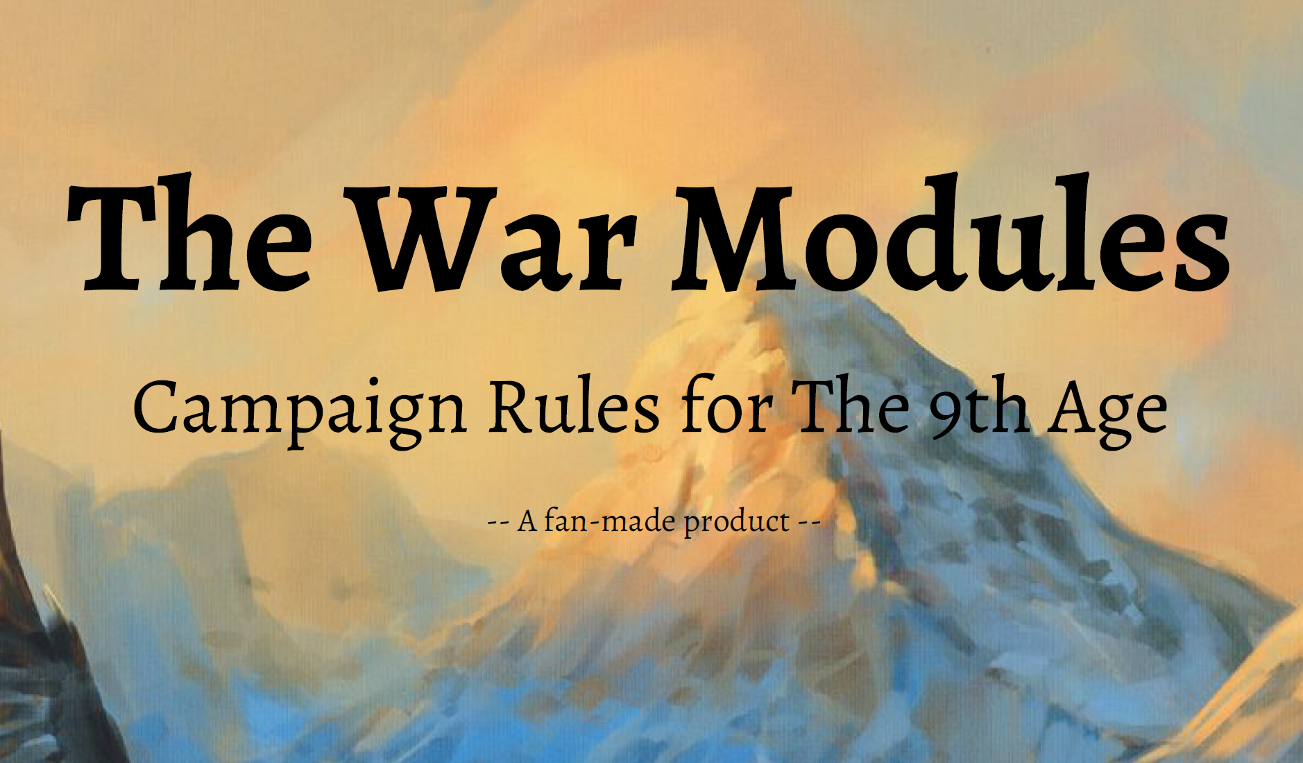 The War Modules | Tabletop Campaign Repository